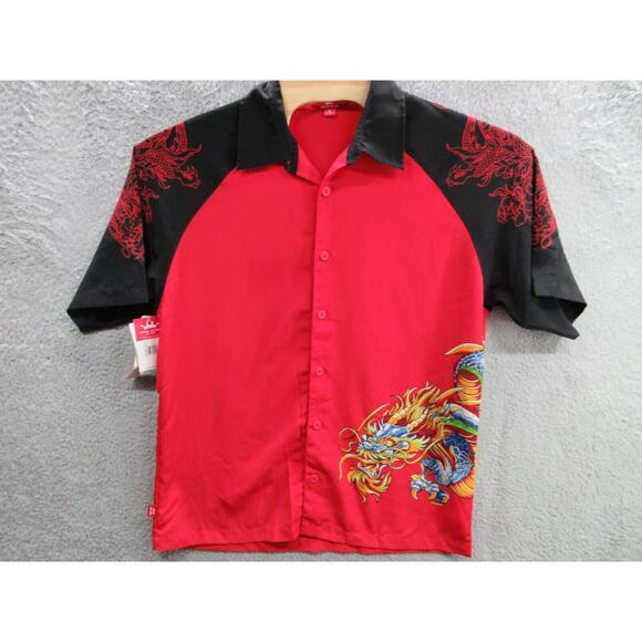 JNCO | Shirts | Nwt Vintage Y2k Jnco Jeans Mens Large Red Black Button ...